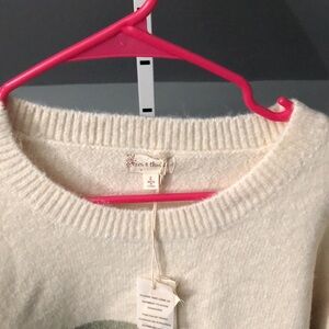 Hem & Thread | Sweaters | Hem Thread Colorblock Sweater Cream Olive And ...